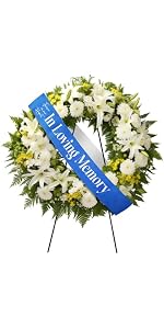 Amazon.com: Fanfanwin Funeral Sash Memorial Wreath Sash Funeral Ribbon ...