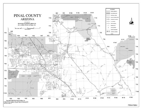 Pinal County Arizona State Land Map