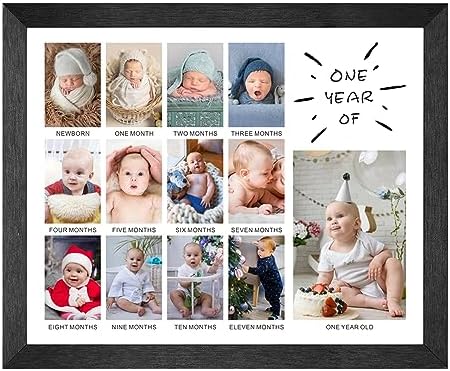 Amazon.com: FramePro Baby's My First Year Frame，Collage Frame For Baby ...
