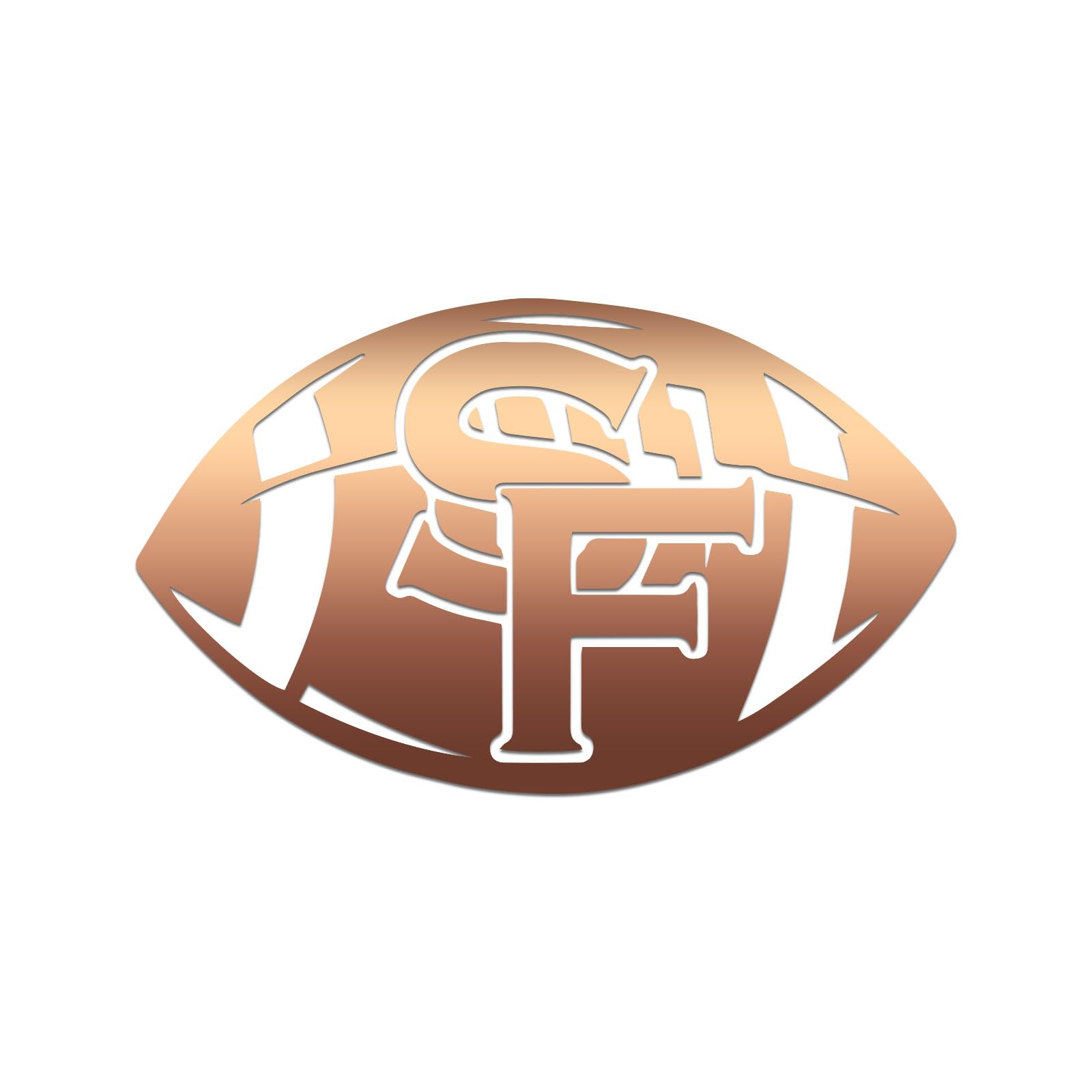 Amazon.com: California Football Team SF Car Window Vinyl Sticker Decal ...