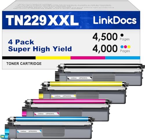 LinkDocs TN229XXL Super High Yield Compatible Toner Cartridge ...