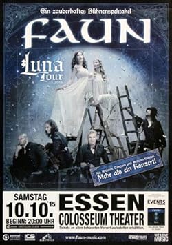Faun - Luna & Live 2015 - Poster, Concertposter, Concert : Amazon.co.uk ...