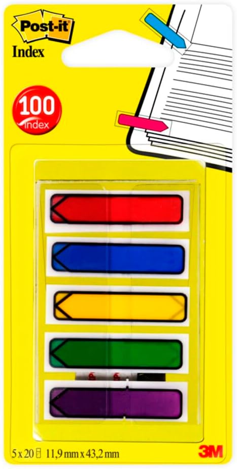 Post-it Index Strong Filing Tabs, Small - 40 Tabs, 15.8 mm x 38.1 mm ...