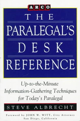 Amazon | Paralegal Desk Reference 1E | Arco | Secretarial Aids & Training