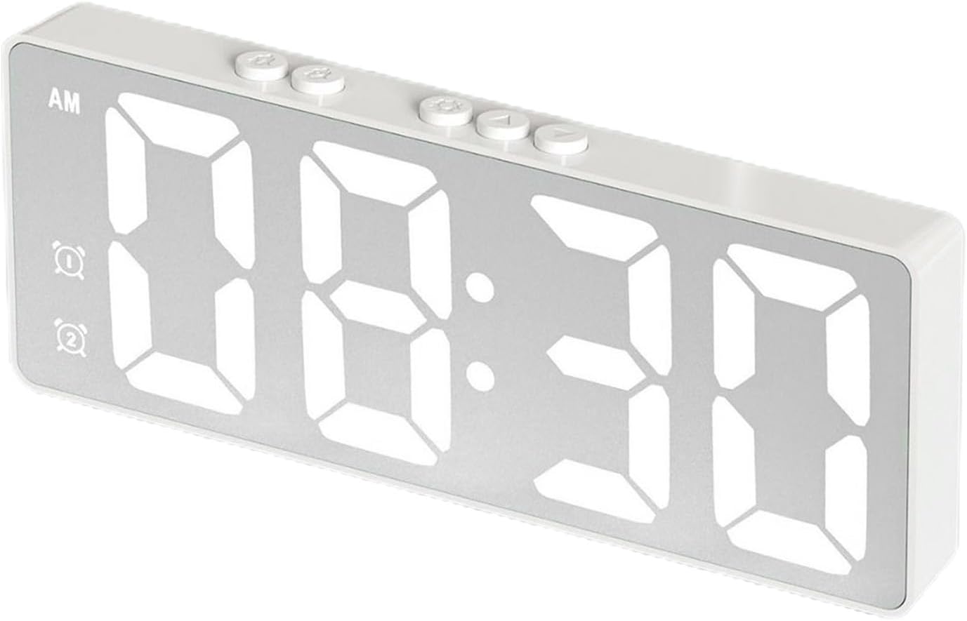 Libcflcc Snooze Button Alarm Clock Digital with Dual Alarms Large ...