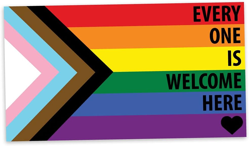 Amazon.com - Claw Marks Progress Pride Flag LGBT Human Rainbow Vinyl ...