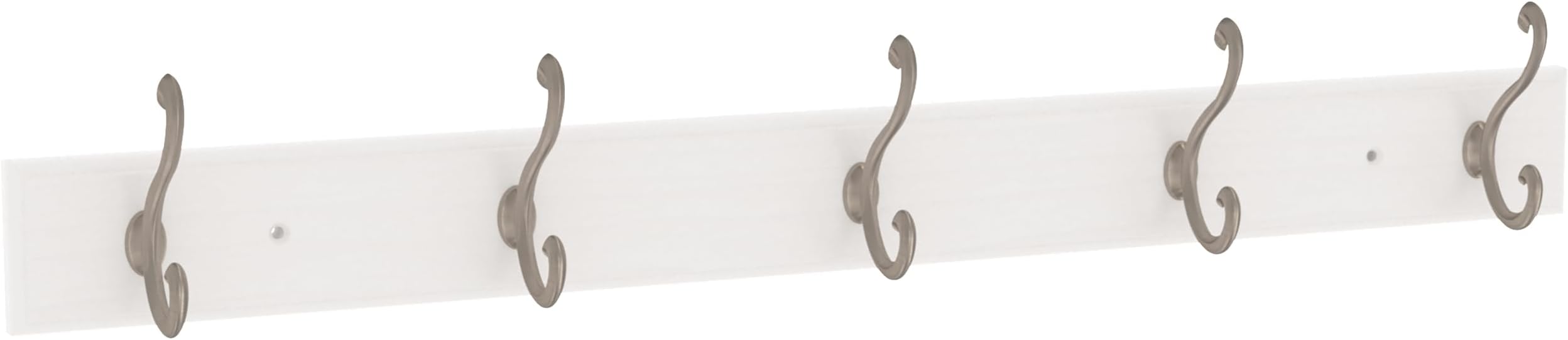 Amazon.com: 26" Wall Mount Wooden 5 Hook Rack - Vintage Style - by ...