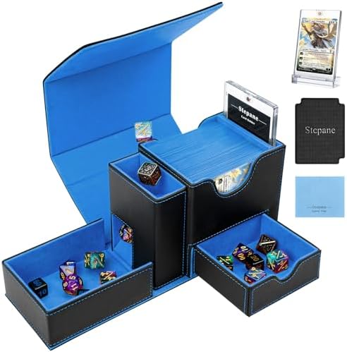 Amazon.com: MTG Deck Box, Dice Tray & Tower 2 in 1 MTG Commander Deck ...