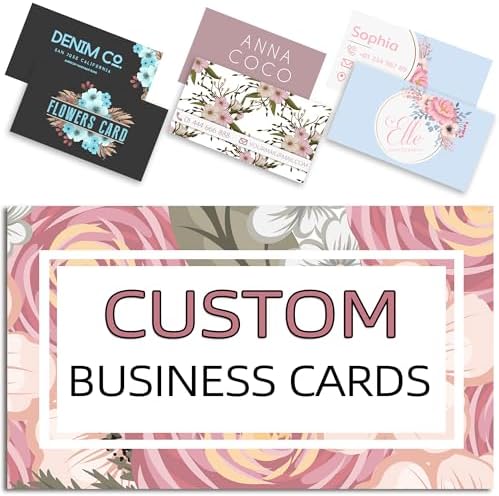 Amazon.com : Custom Business Cards with Your Logo, Business Cards ...