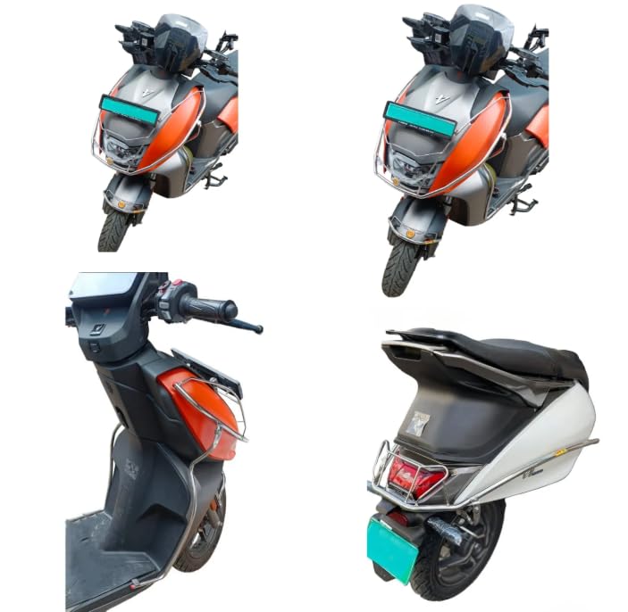 KSHEERI Vida Full Body Chrome Crash Guard Suitable For Hero Vida ...