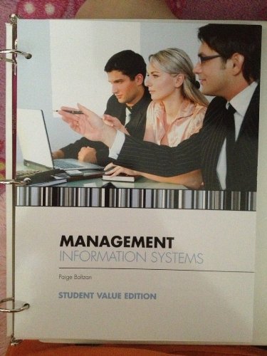 Management Information Systems (Student Value Edition): Baltzan ...