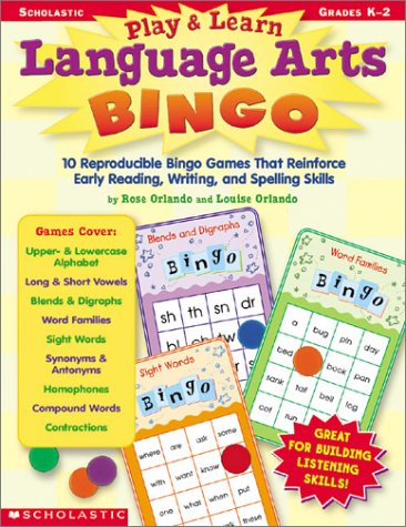 Play & Learn Language Arts Bingo | Amazon.com.br