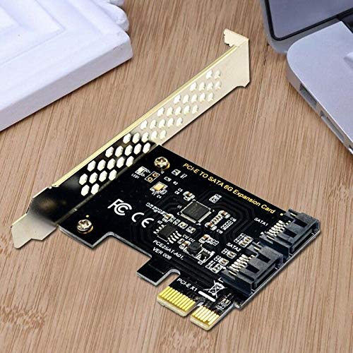 Generic 3X(PCI Express SATA 3 Controller Card, 2 Port PCIe SATA III 6GB ...