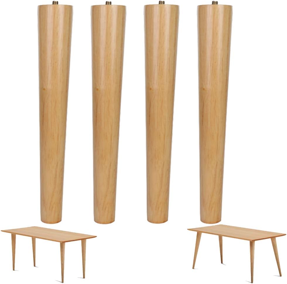 Amazon.com: MEETWARM 16 inch Table Legs Wood Furniture Legs Tapered ...