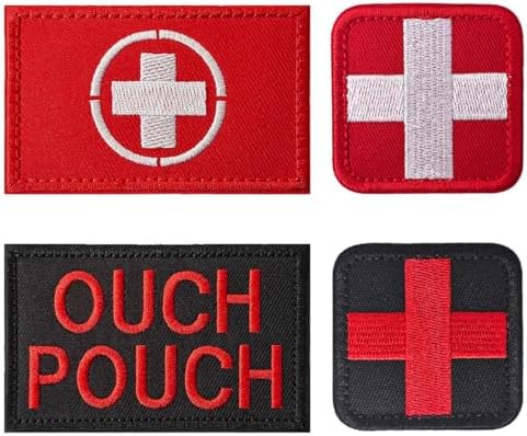 Amazon.com: 2x3.5 Inch Reflective MED Medic EMS EMT Patch Hook-Fastener ...