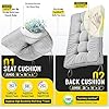 Amazon.com: SUNROX Memory Foam Jumbo Rocking Chair Cushions, FadeShield ...