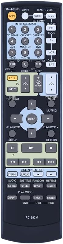 Amazon.com: ZWP RC-682M RC682M Replacement Control Remote Control fit for Onkyo AV Receiver TX ...