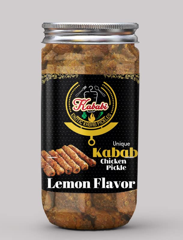Amazon.com : Homemade Lemon Chicken Seekh Kabab Pickle(400 GM) Unique ...