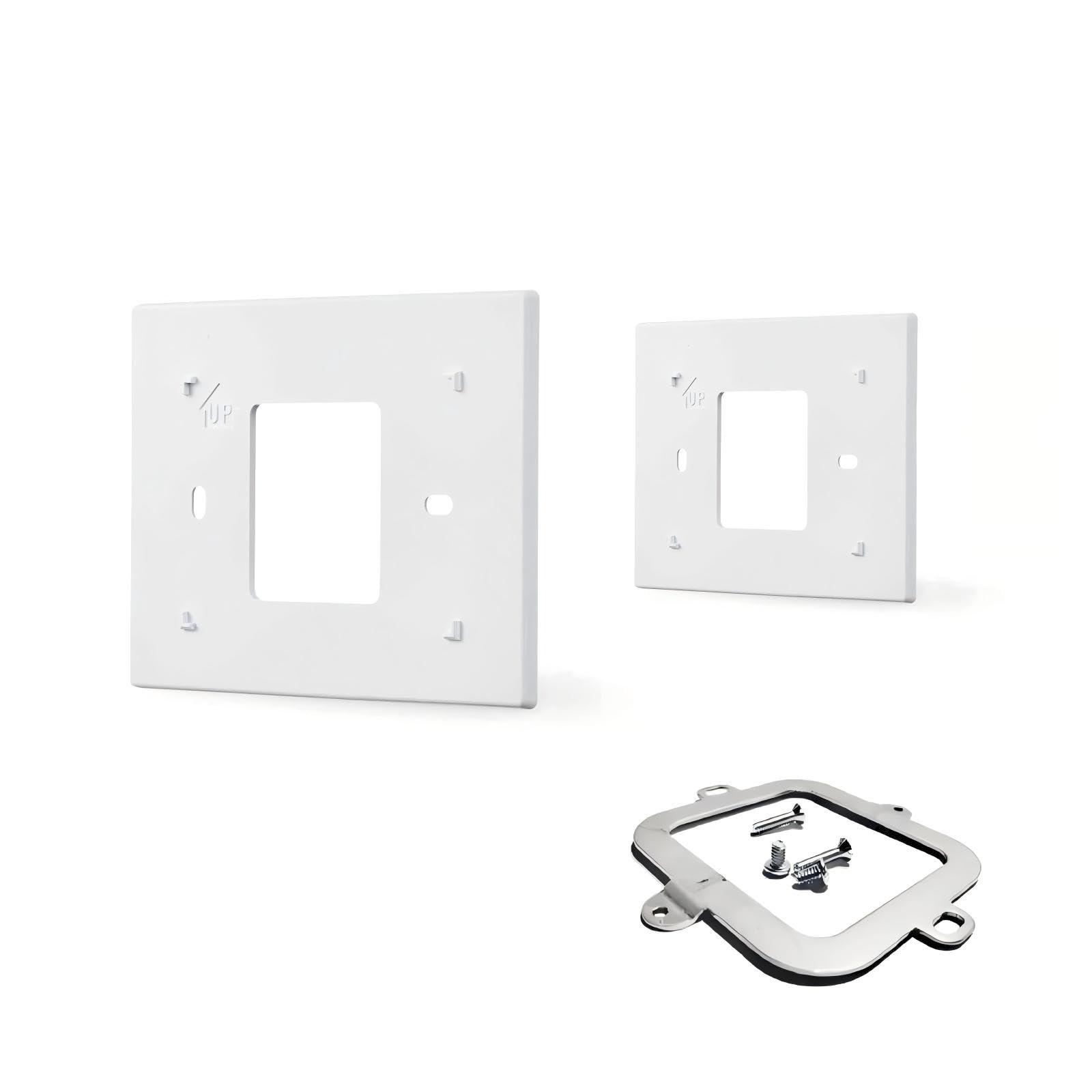 THP2400A1027W Thermostat Wall Plate Back Plate White Cover Assembly (1 ...