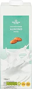 MORRISONS ALMOND UNSWEETENED UHT 1L : Amazon.co.uk: Grocery