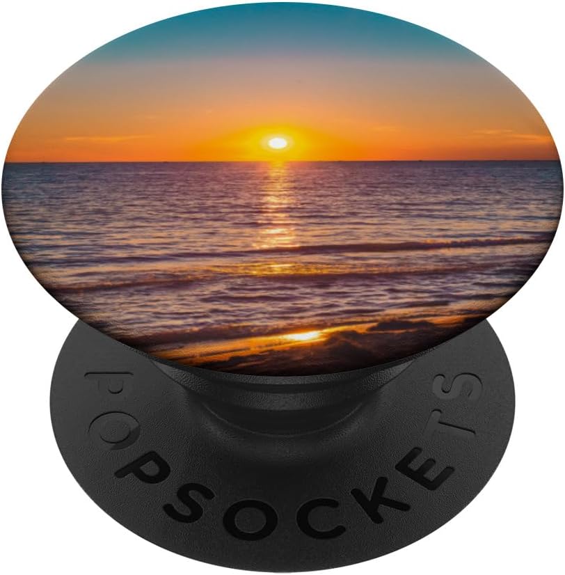 Amazon.com: Sunset Beach Ocean PopSockets Adhesive PopGrip : Cell ...