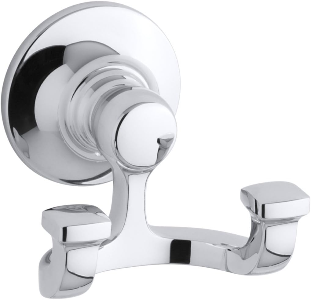 KOHLER Robe Hook, Bath Robe Hook, Bancroft Collection, Polished Chrome ...