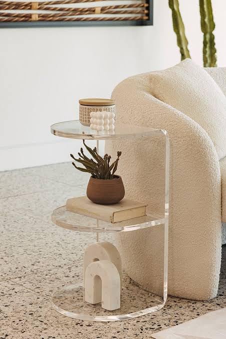 PEYPI Acrylic Table | Transparent Side end Table | Acrylic Furniture ...