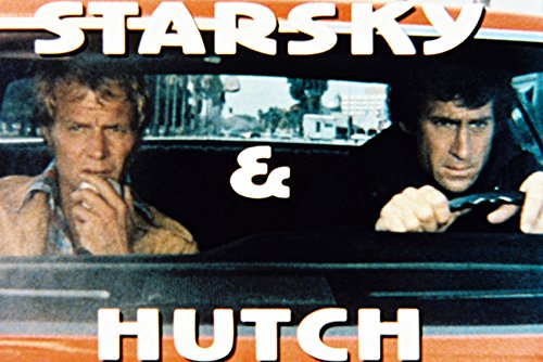 Amazon.com: STARSKY AND HUTCH IN CAR WITH LOGO 24x36 inch Poster ...