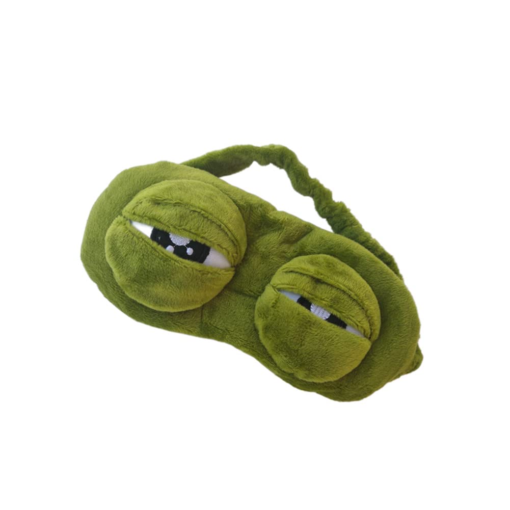 Amazon.com: Cute 3D Frog Eye Sleep Mask, Funny Cute Frog Eye Blindfold ...