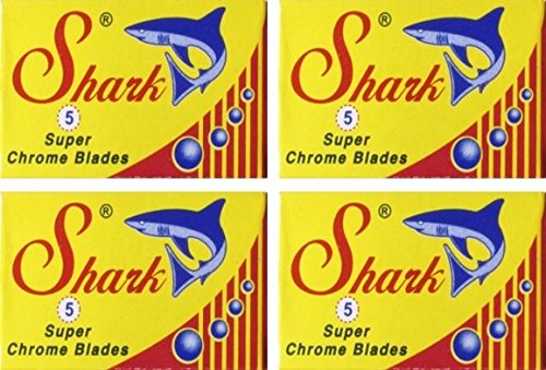 Amazon.com: Shark Super Chrome Double Edge Safety Razor Blades, 20 ...