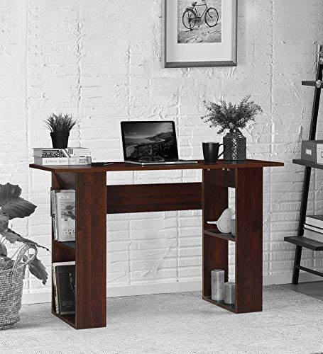 Pepperfry Study Table | Mintwud | Minako | Color: Walnut Brown Finish ...