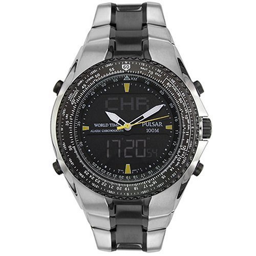 Buy Pulsar Men's PM7001 Tech Gear Flight Computer Watch Online at Low ...