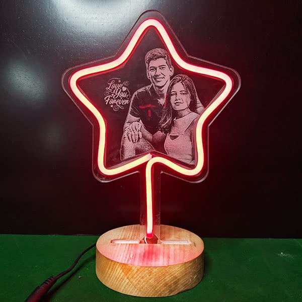 Personalized Star Shape neon Light Gift for Wedding Gift | Anniversary ...