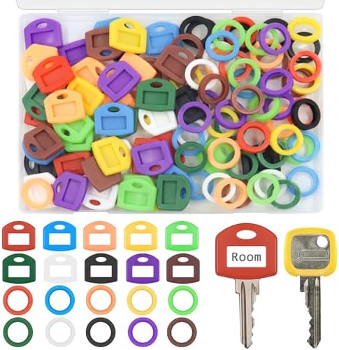Amazon.com : CXIIPOL 120 PCS Key Caps Covers Tags Set Key Color Covers ...