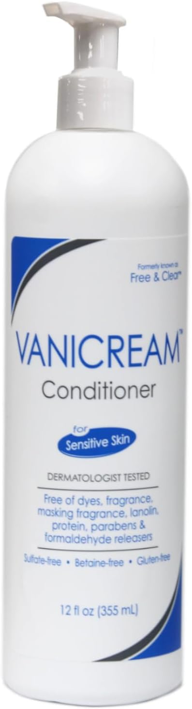 Amazon.com : Vanicream Hair Conditioner, Unscented 12 Oz. (Pack of 3 ...