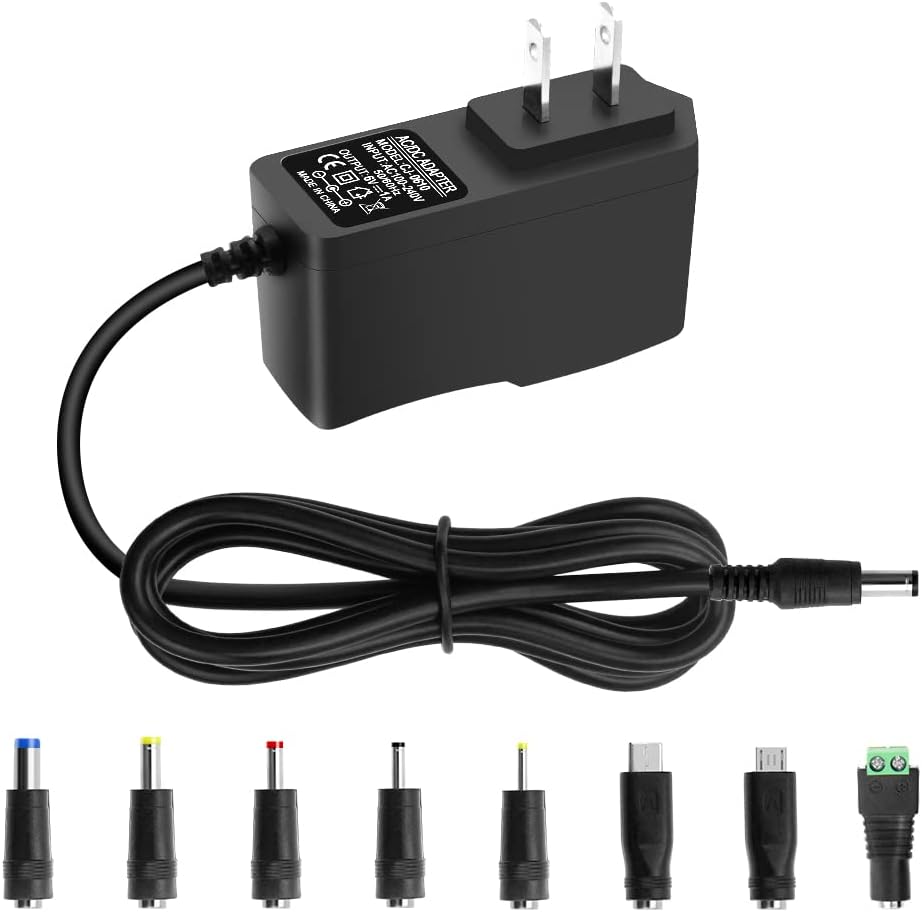 Amazon.com: Generic Compatible Replacement New AC DC Adapter 6 VOLT 1 Amp(1000mA) 110 VAC to 6 ...