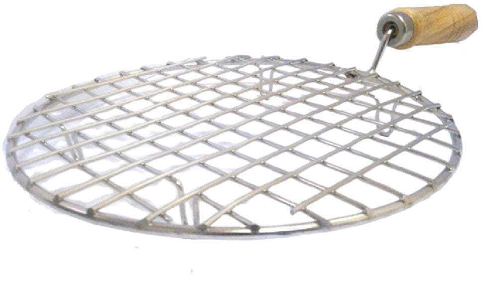 Billion Deals Steel Roasting Jali Wooden Handle With Tong And Pincer ...