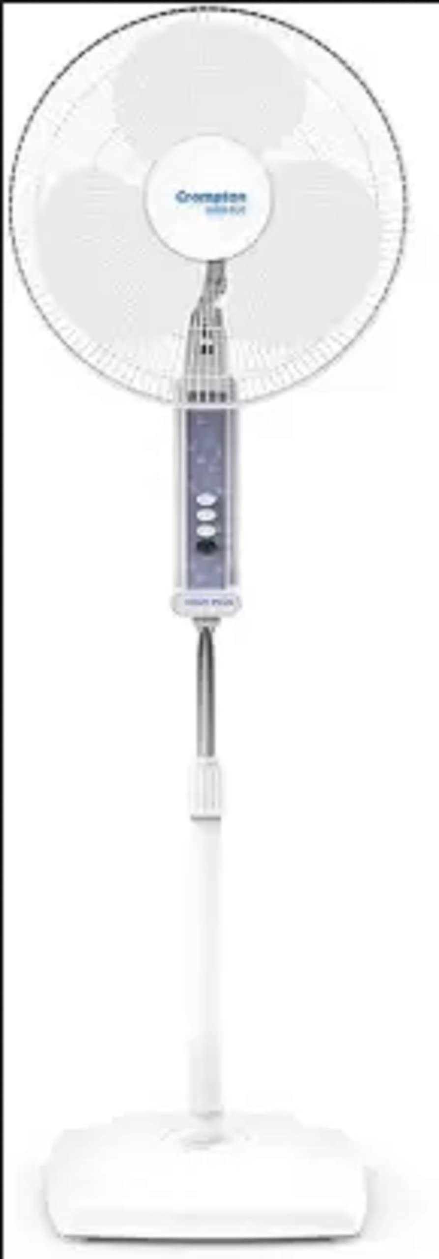 Buy Crompton High Flo Wave Plus 400 mm 3 Blade Pedestal Fan (KD White ...