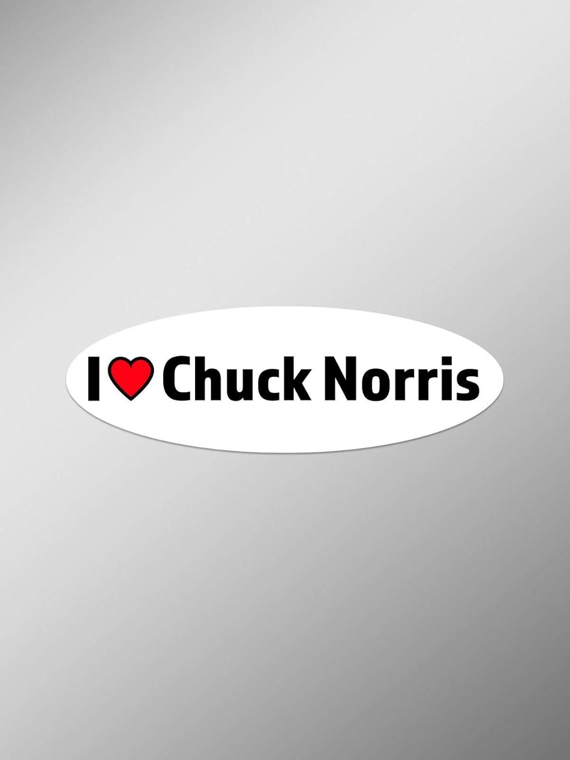 Amazon.com: JB Print I Love Chuck Norris Vinyl Decal Sticker Car ...