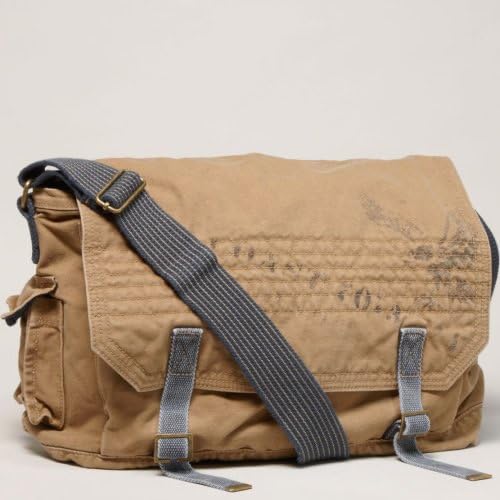 Amazon.co.jp: (アメリカンイーグル) AMERICAN EAGLE キャンバスメッセンジャーバッグ AEO CANVAS ...