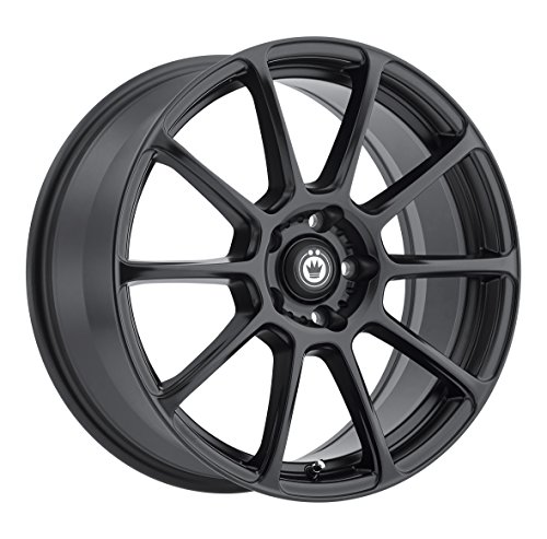 Konig RUNLITE Matte Black Wheel with Painted Finish (17 x 7.5 inches /5 ...