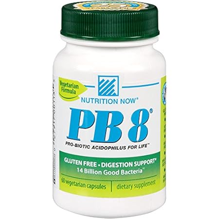 Amazon.com: Nutrition Now PB 8 Pro-biotic Acidophilus Capsules ...