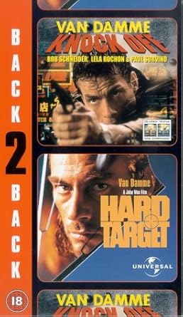 Knock Off/Hard Target [VHS] : Jean-Claude Van Damme, Rob Schneider ...