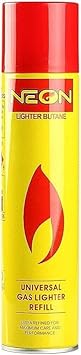 Amazon.com: Neon Lighter Gas Refill Butane Universal Fluid Fuel Ultra ...