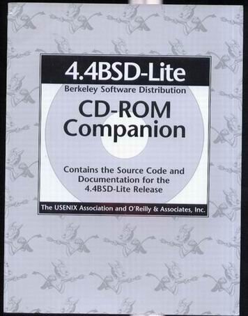 4.4BSD-Lite CD-ROM Companion: Group, UC Berkeley Computer Systems Research: 9781565920811 ...