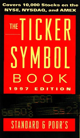 The Ticker Symbol Book 1997 (Annual): Standard & Poor'S: 9780070524095 ...