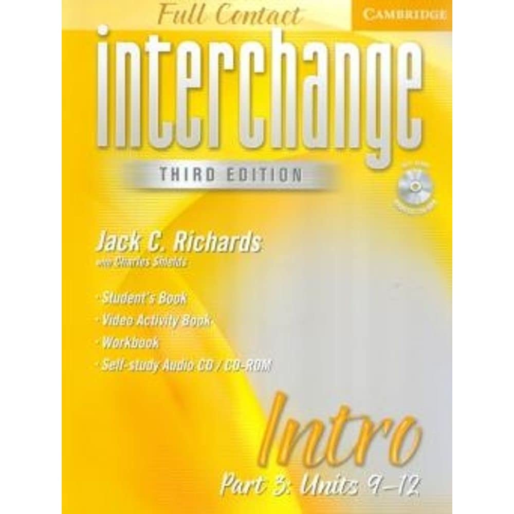 Amazon | Interchange Third Edition Full Contact Intro Part 2 Units 5-8 ...