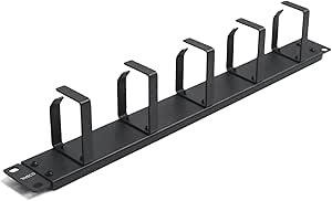 Amazon.com: RIVECO 1U 5 D-Rings Server Rack Cable Management for 19 ...