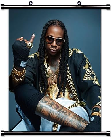 Amazon.com: 2 Chainz Rapper Hip Hop Artist Fabric Wall Scroll Poster ...