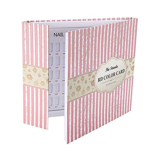 Amazon.com : 120 Colors Nail Color Chart Display, Nail Sticks Book ...